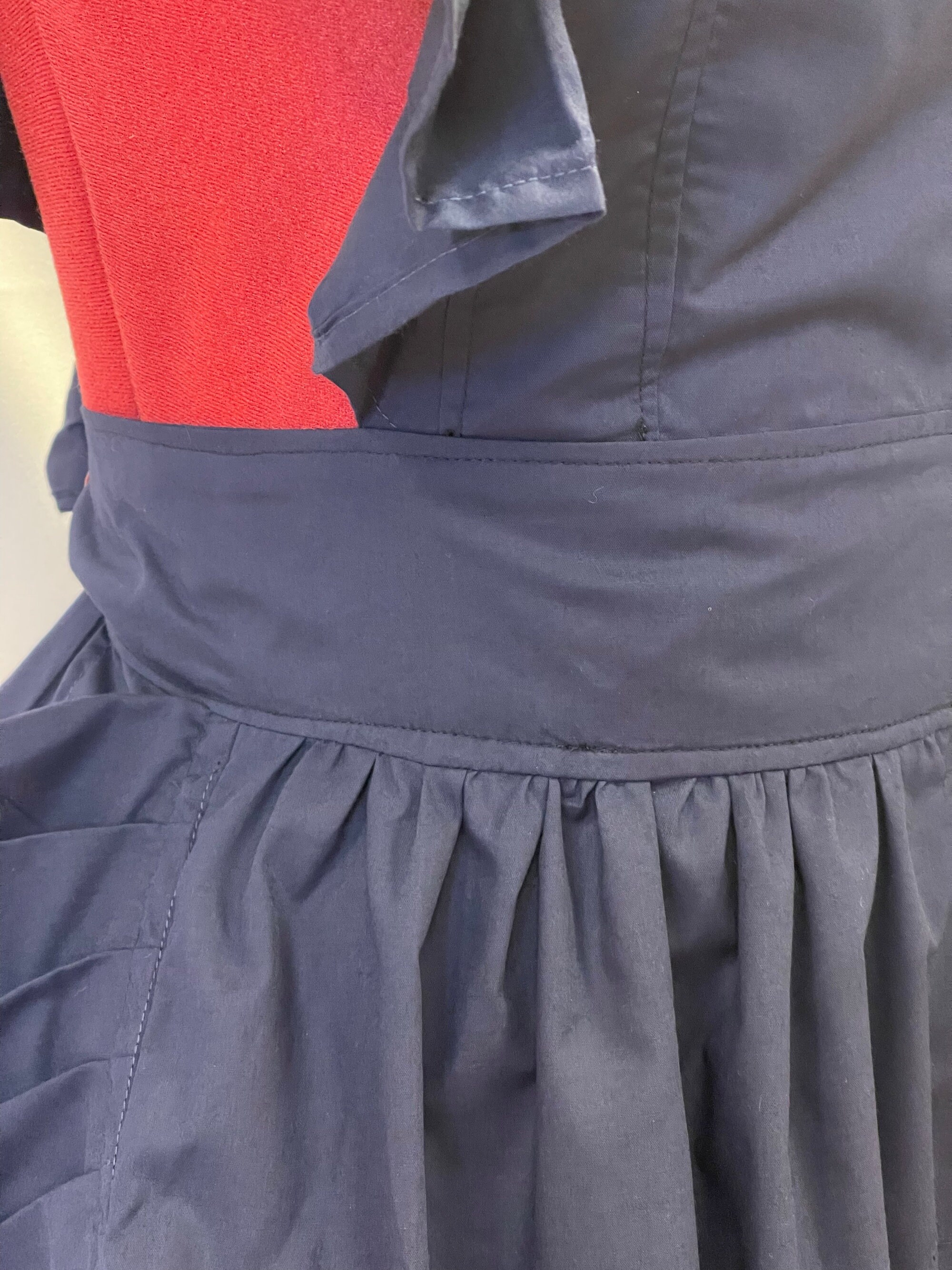 Retro Vintage Victorian Style Full Apron / Pinny Navy - Etsy