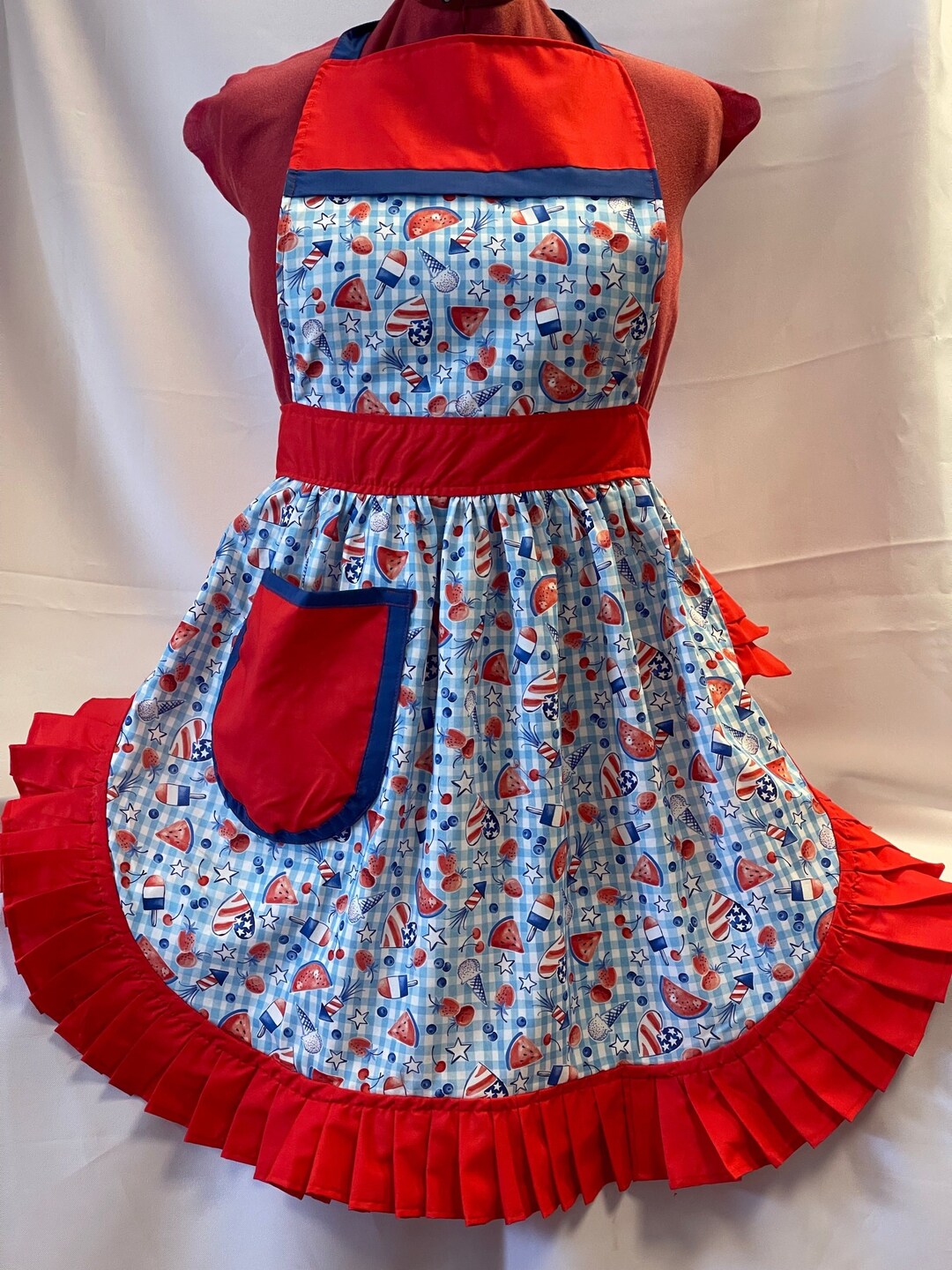 Limited Edition - Retro Vintage 50s Style Full Apron / Pinny - the ...