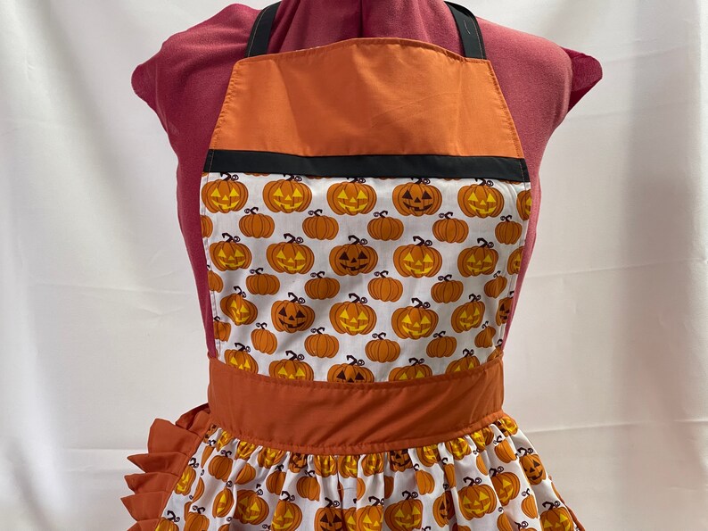 Retro Vintage 50s Style Full Apron / Pinny Halloween - Etsy