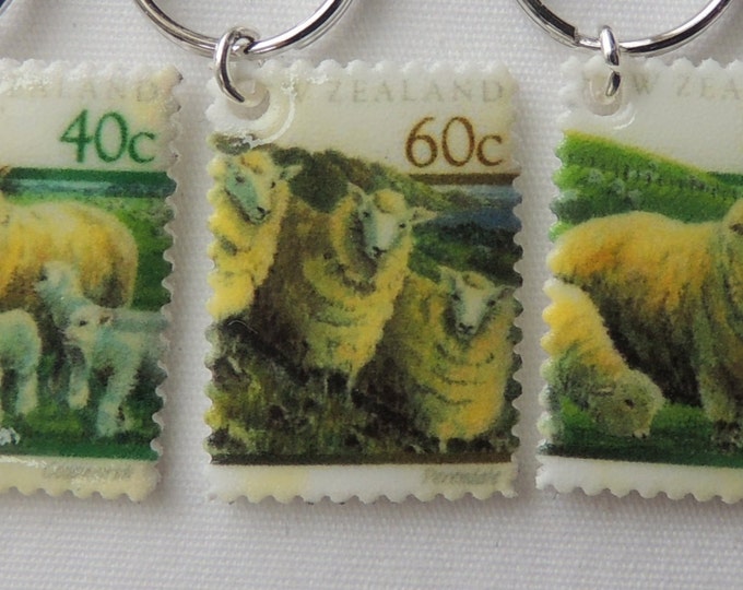 New Zealand Sheep Postage Stamp Stitch Markers - Etsy