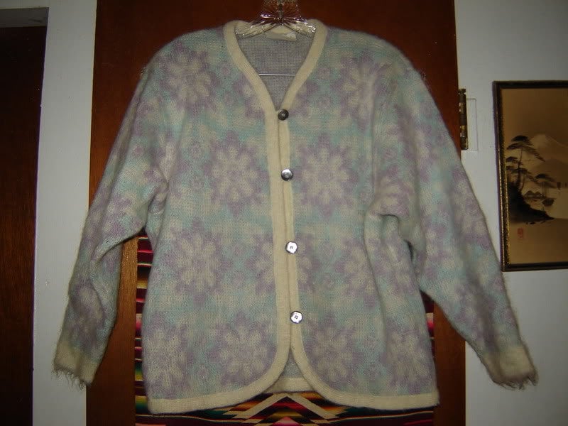 Womens Vintage Alafoss of Iceland Mohair Wool Cardigan Sweater - Etsy