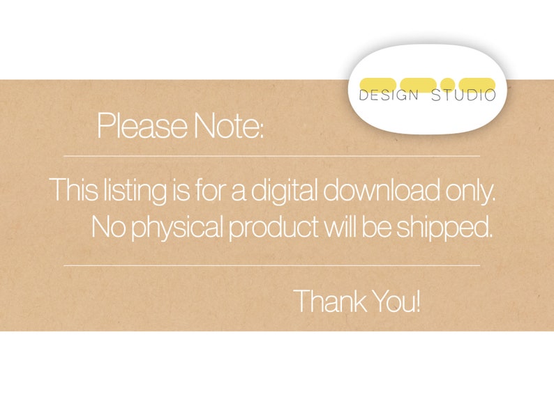 Thanks Digital Printable Card Simple Modern Thank You Minimalist ...