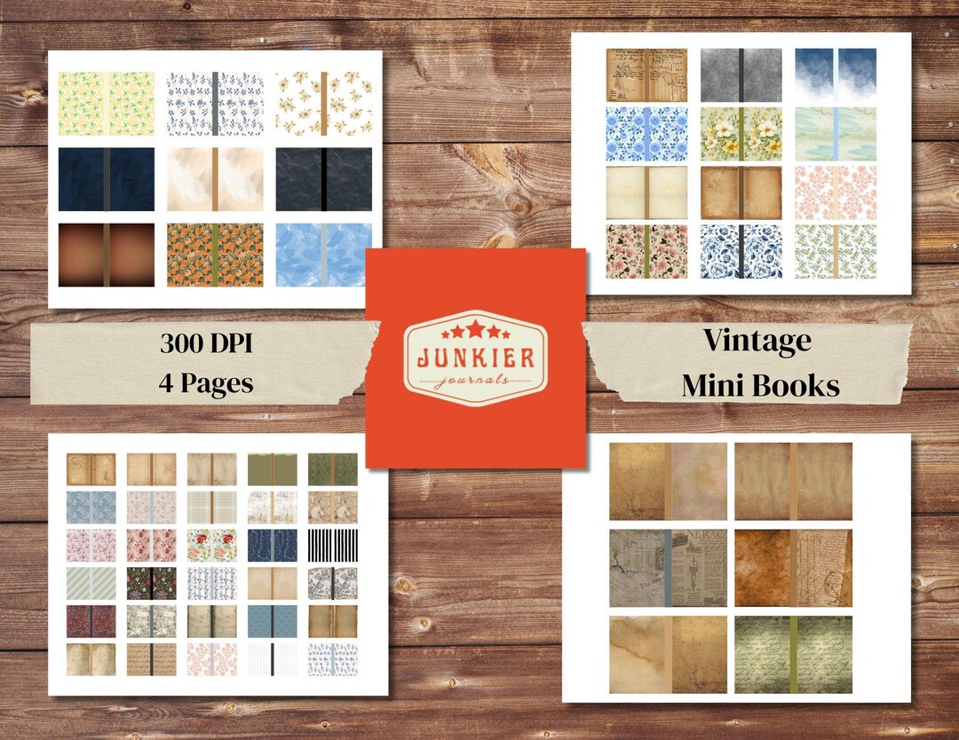 Vintage Mini Books Digital - Etsy
