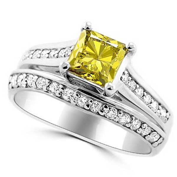 Canary Diamond Ring - Etsy
