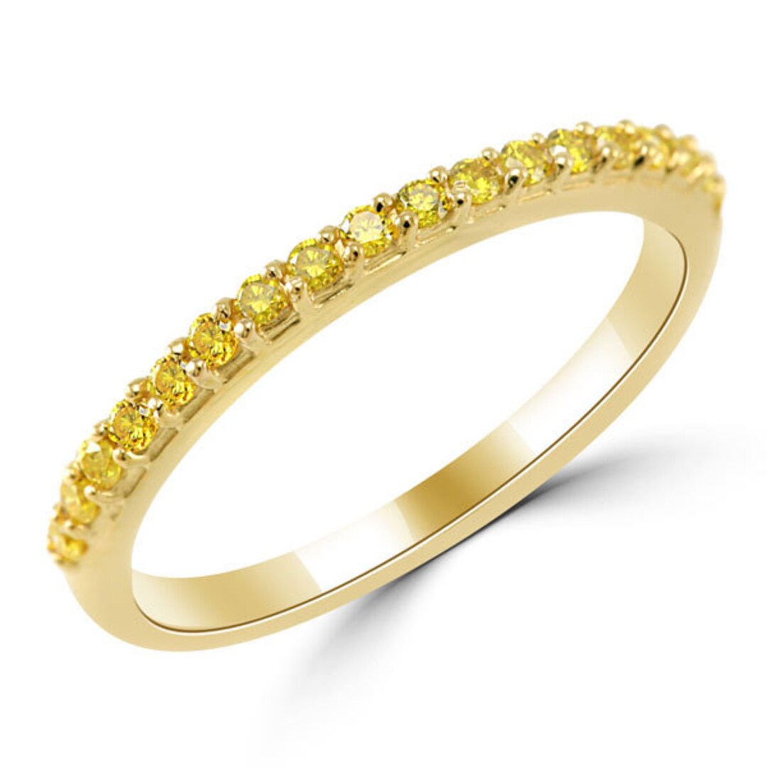 3 carat canary yellow diamond ring store