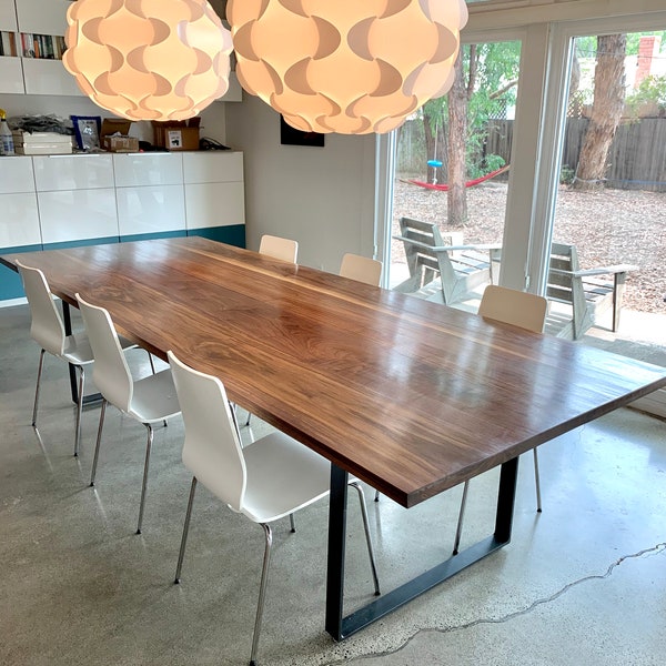 Walnut Dinning Table - Etsy