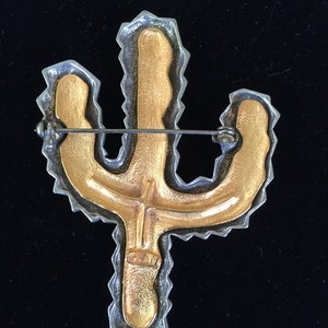 JJ & Co. Silver Cactus Pendant - Etsy