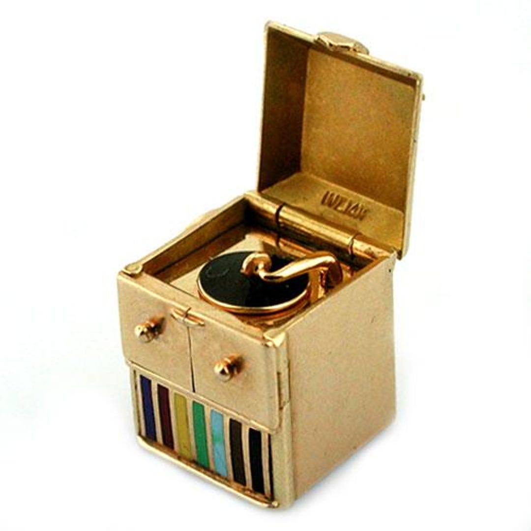 1950's Record Player Victrola Phonograph Stanhope Viewer Vintage 14k ...