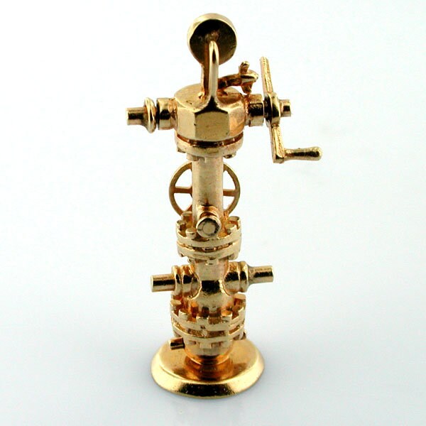 Antique Vertical Steam Engine Industrial Revolution Movable Vintage 14K ...