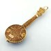 Rare Vintage 14K Gold Handmade Filigree Banjo Mandolin Musical - Etsy