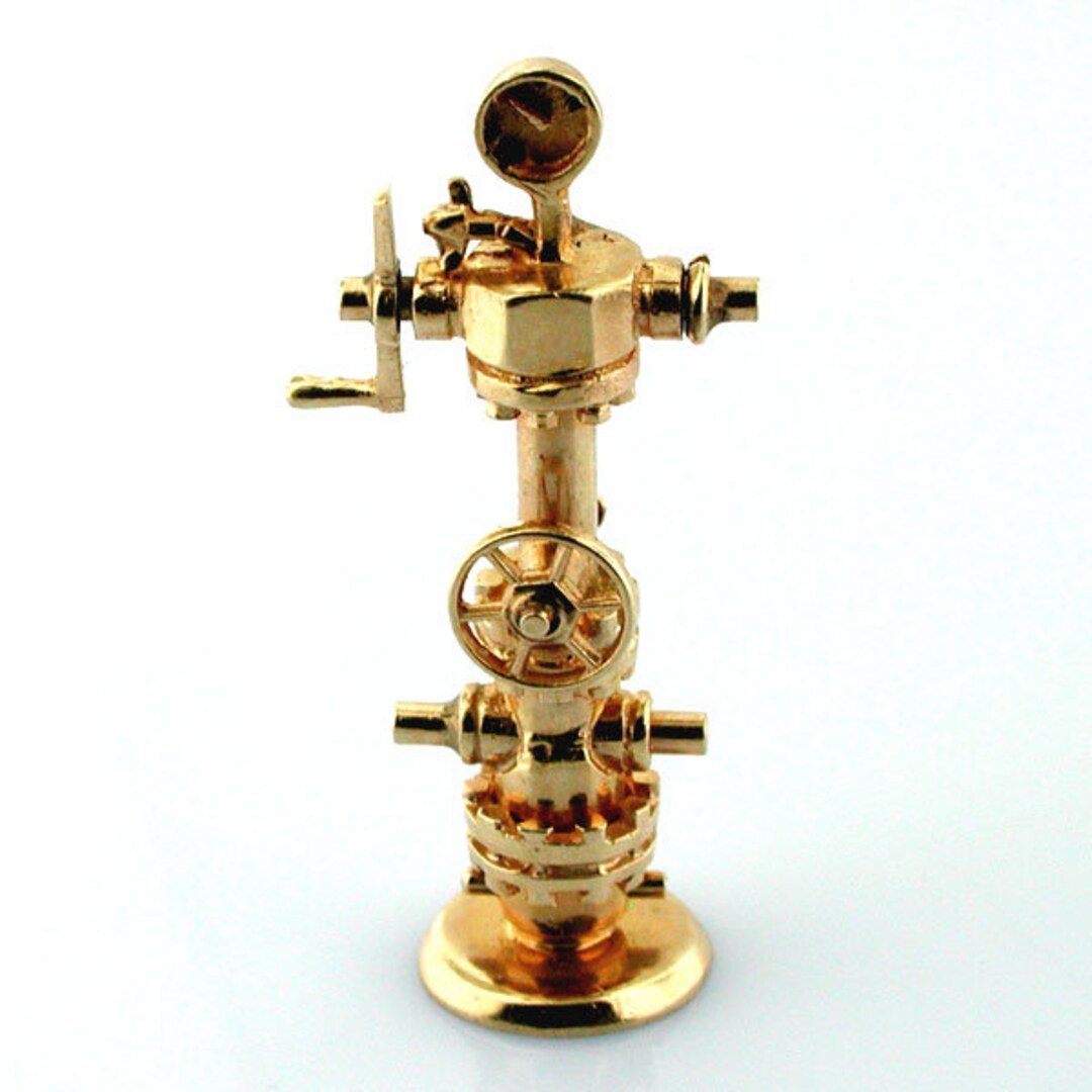 Antique Vertical Steam Engine Industrial Revolution Movable Vintage 14K ...