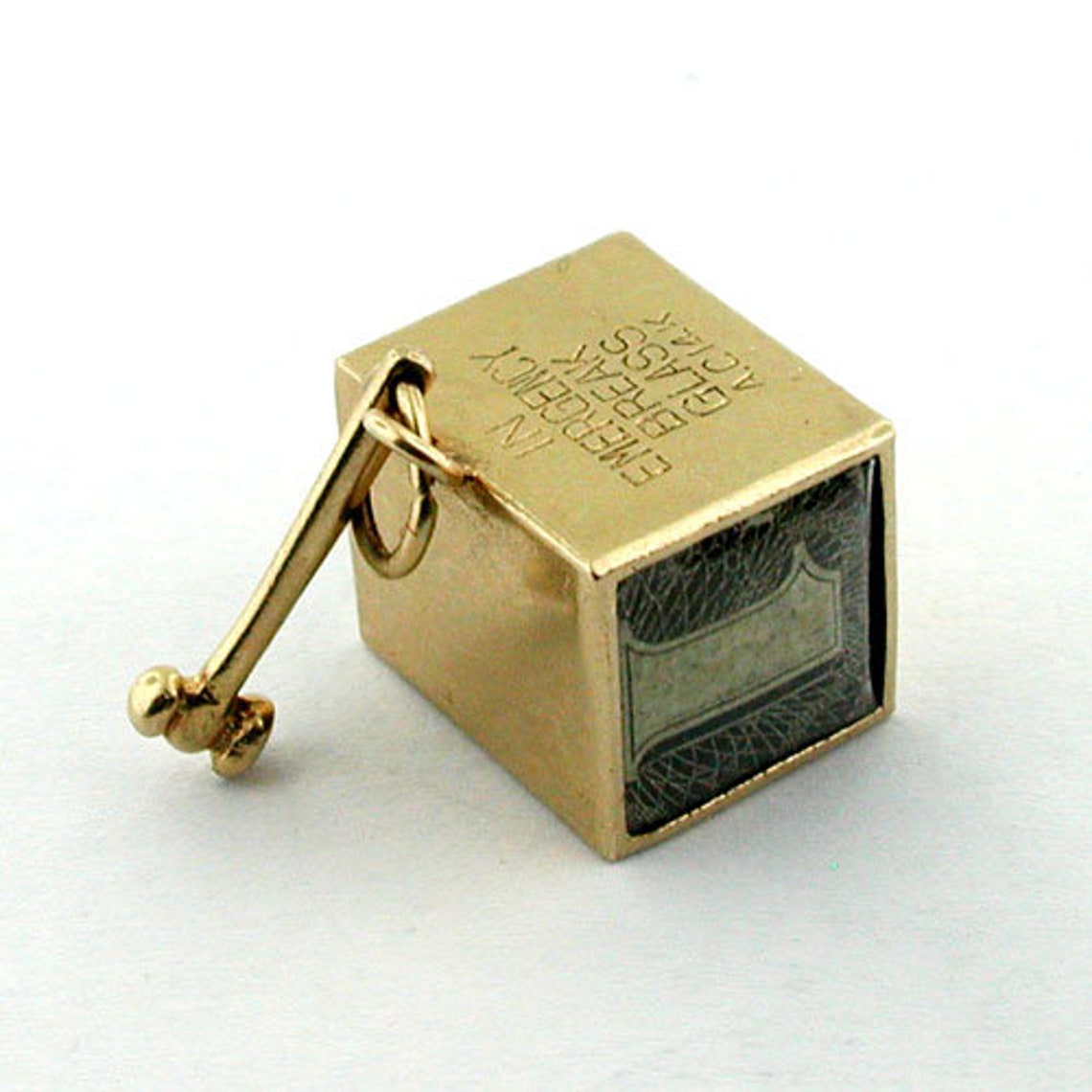 14k Gold Emergency Money Box With 14kt Mini Hammer Vintage AC - Etsy