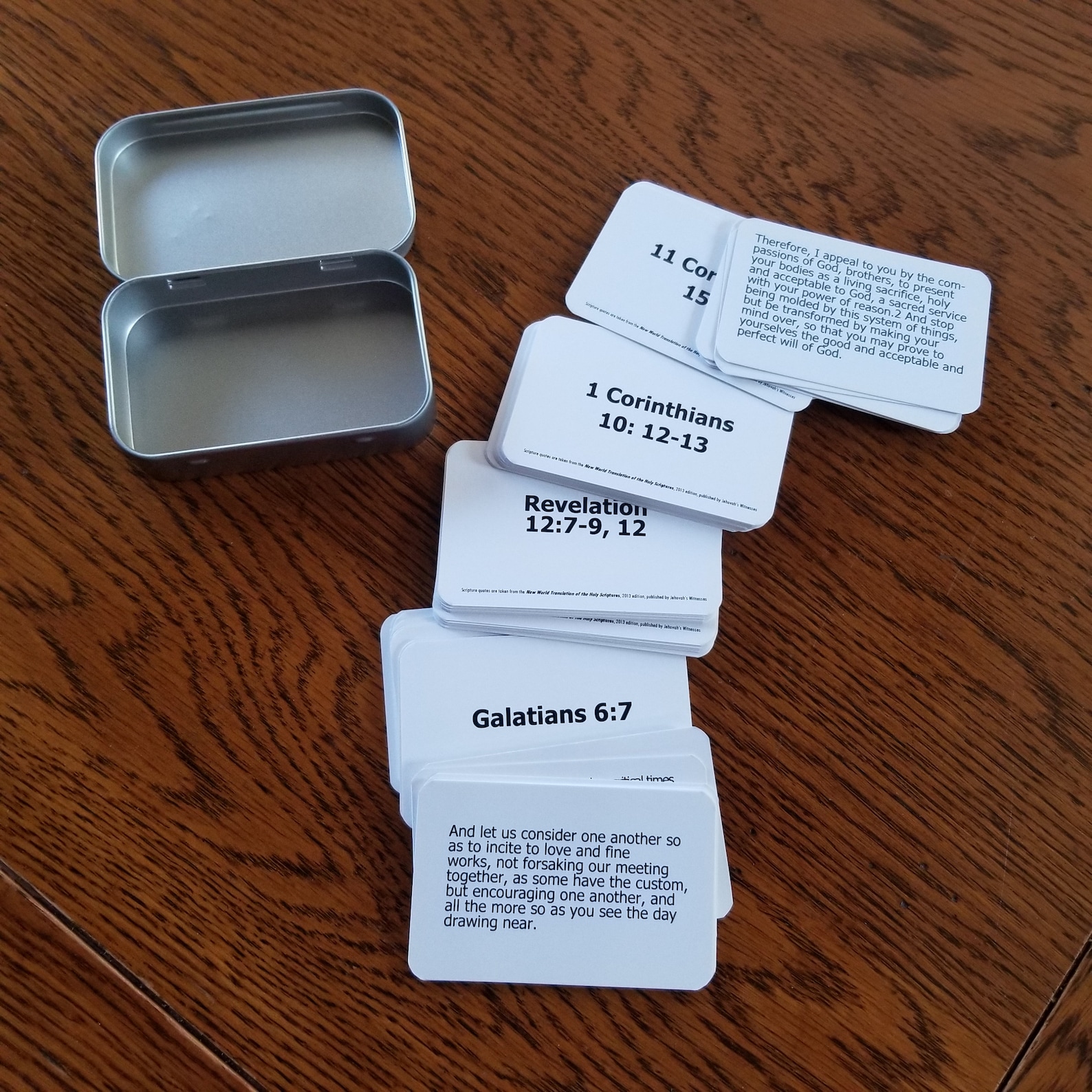 Take Along Flash Cards of Bible Verses, 75+ Bible Verses We Should All ...