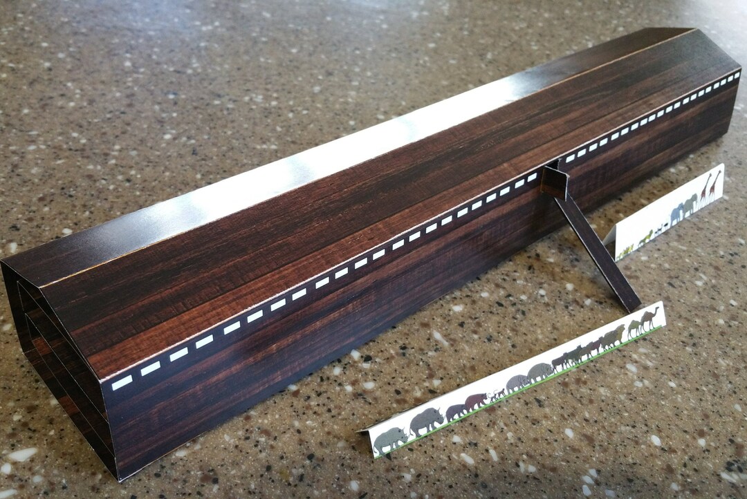 Noah's Ark, 16 Inch Ark Model, Shaped and Constructed as a Scale Model ...