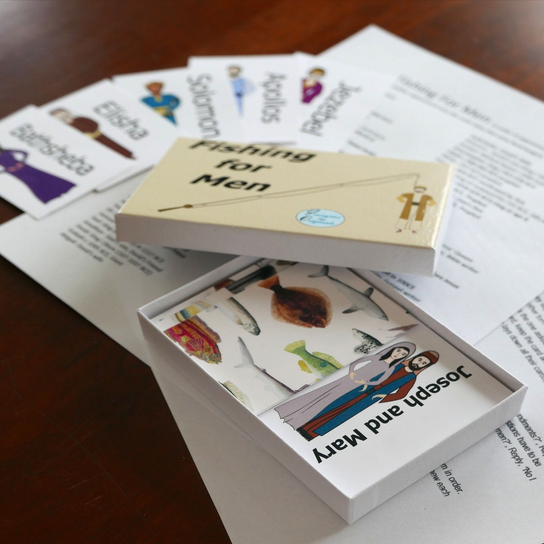 Fishing for Men, Bible Character Game, Play and Learn, 78 Bible ...