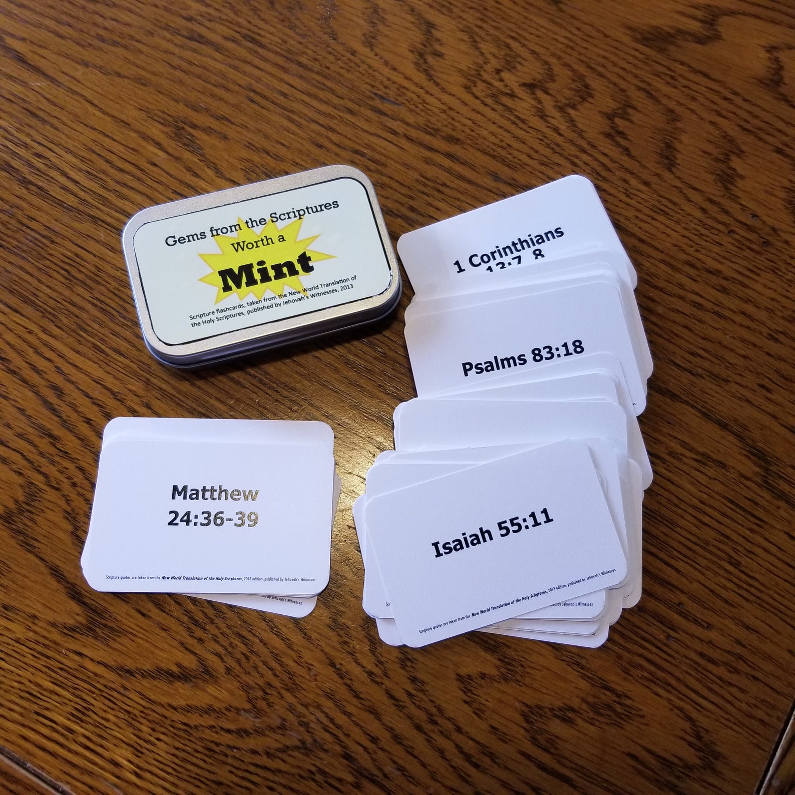 Take Along Flash Cards of Bible Verses, 75+ Bible Verses We Should All ...