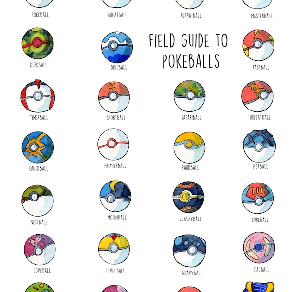 All Pokeballs - Etsy