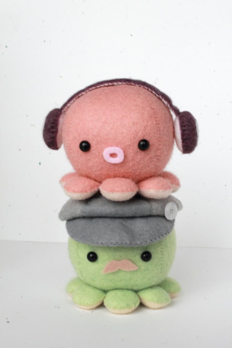 PDF Pattern - Felt Octopus Plush - Etsy UK