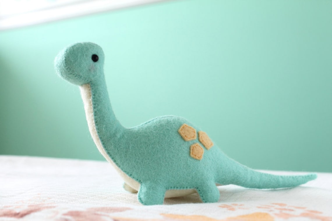 PDF Pattern Felt Brontosaurus Dinosaur Plush - Etsy Canada