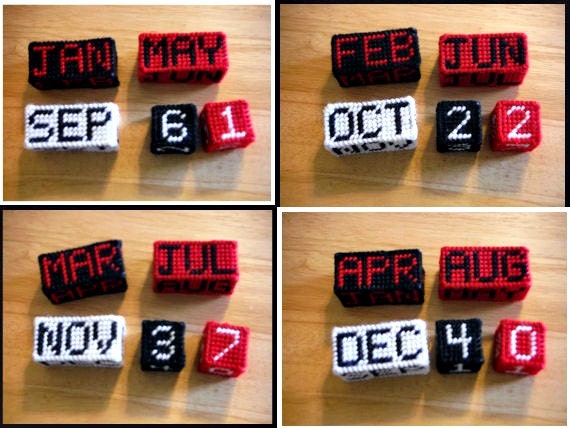 Music Note Block Calendar Perpetual Desk Calendar Plastic - Etsy