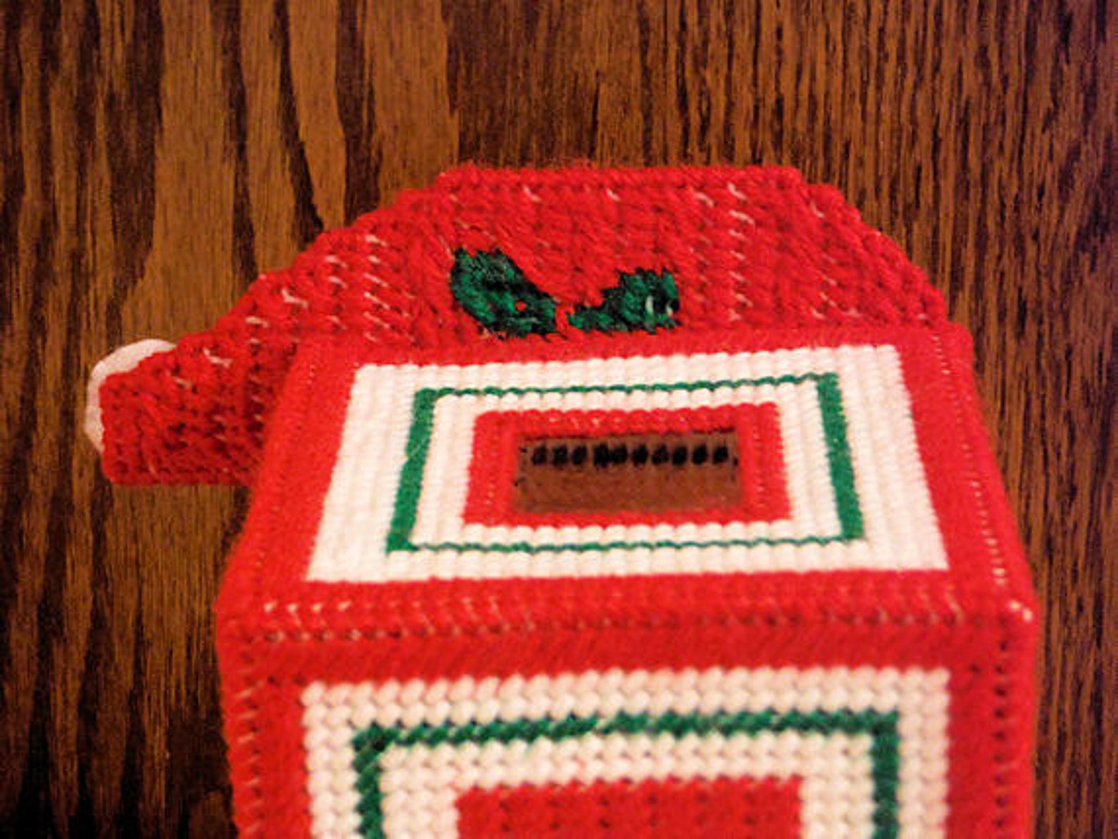 Christmas Santa Claus Tissue Box Cover, Holiday Decorations in Plastic ...