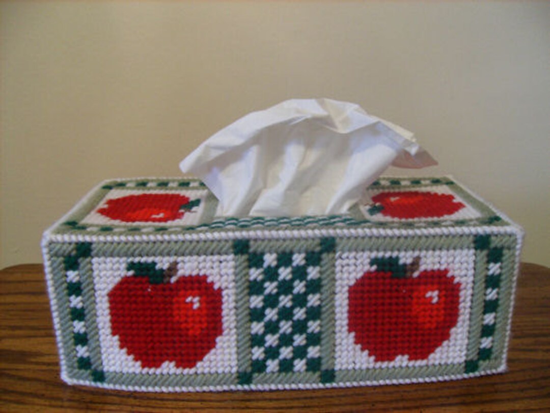 Apple Delight Tissue Box Holder, Make a Great Kitchen Décor, Made to ...