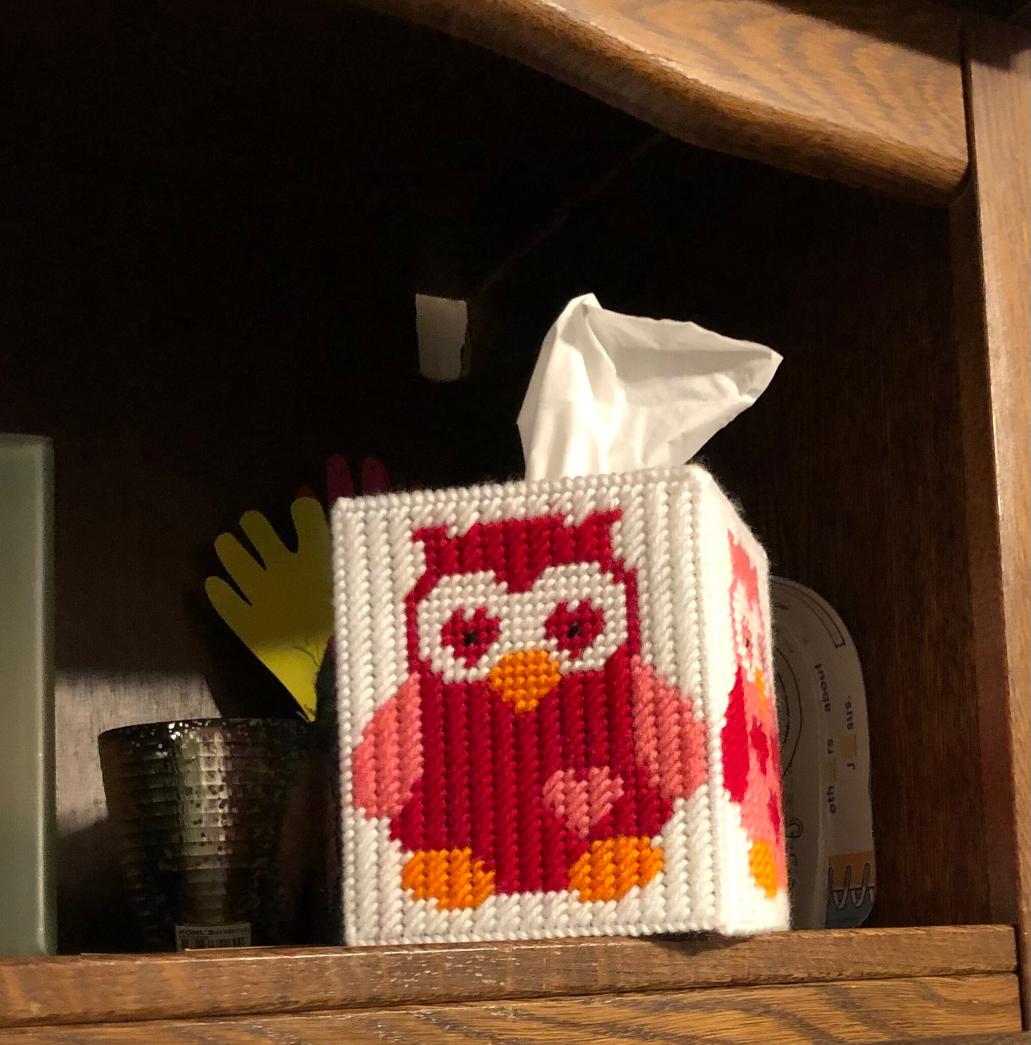 Valentine Owls Tissue Box Cover - Etsy
