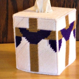 Easter Cross Tissue Box Cover, Easter Gift - Etsy