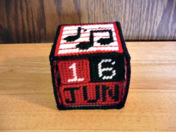 Music Note Block Calendar Perpetual Desk Calendar Plastic - Etsy