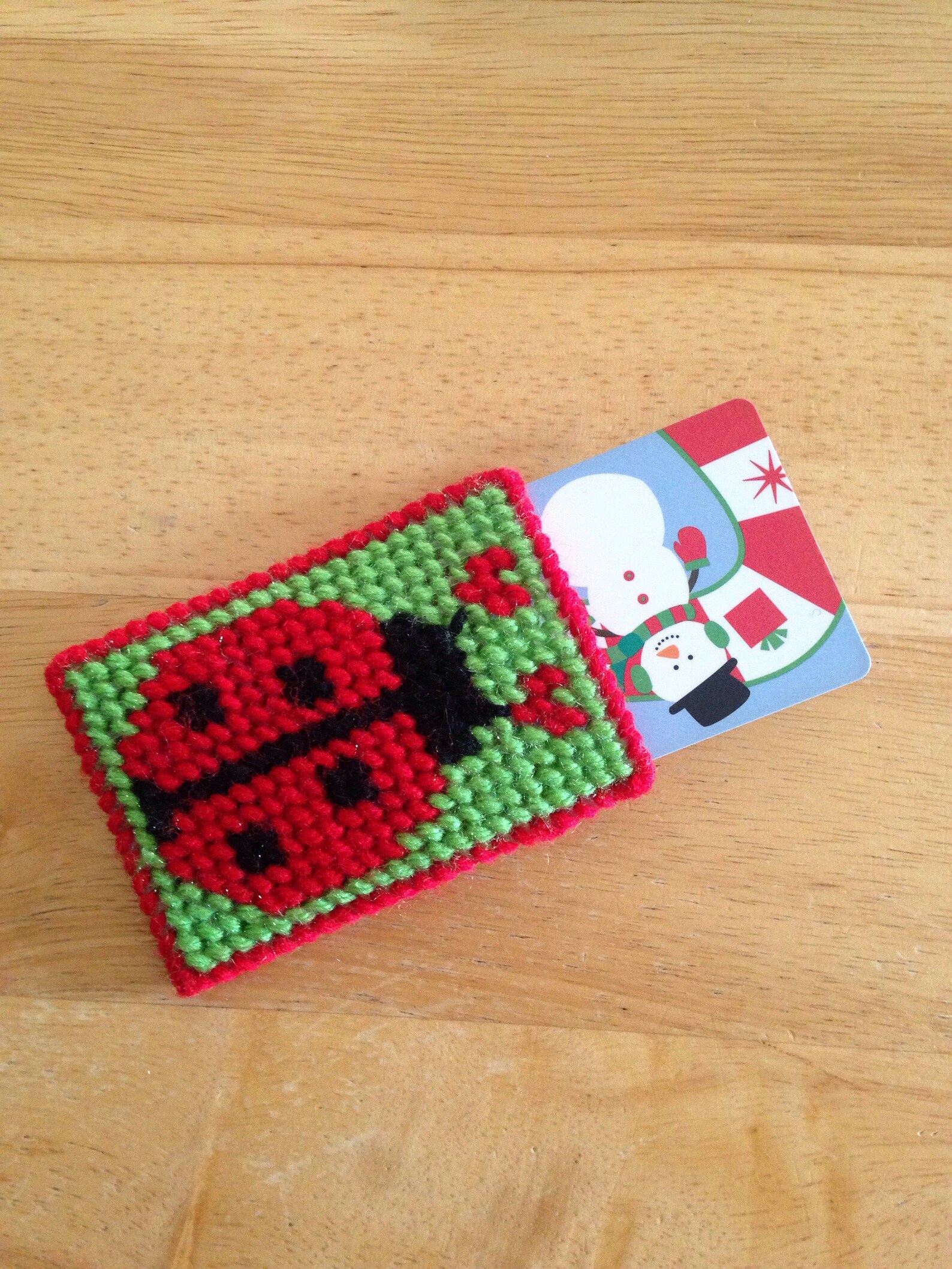 Ladybug Plastic Canvas Gift Card Holder - Etsy