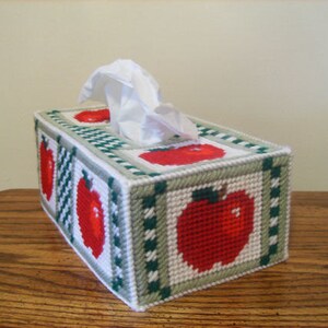 Apple Delight Tissue Box Holder, Make a Great Kitchen Décor, Made to ...