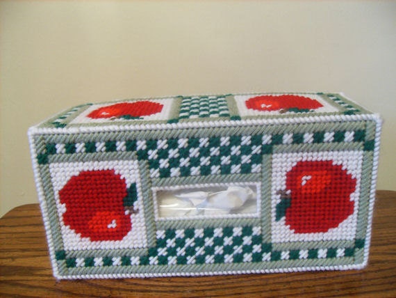 Apple Delight Tissue Box Holder, Make a Great Kitchen Décor, Made to ...