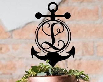 Anchor Cake Topper - Etsy