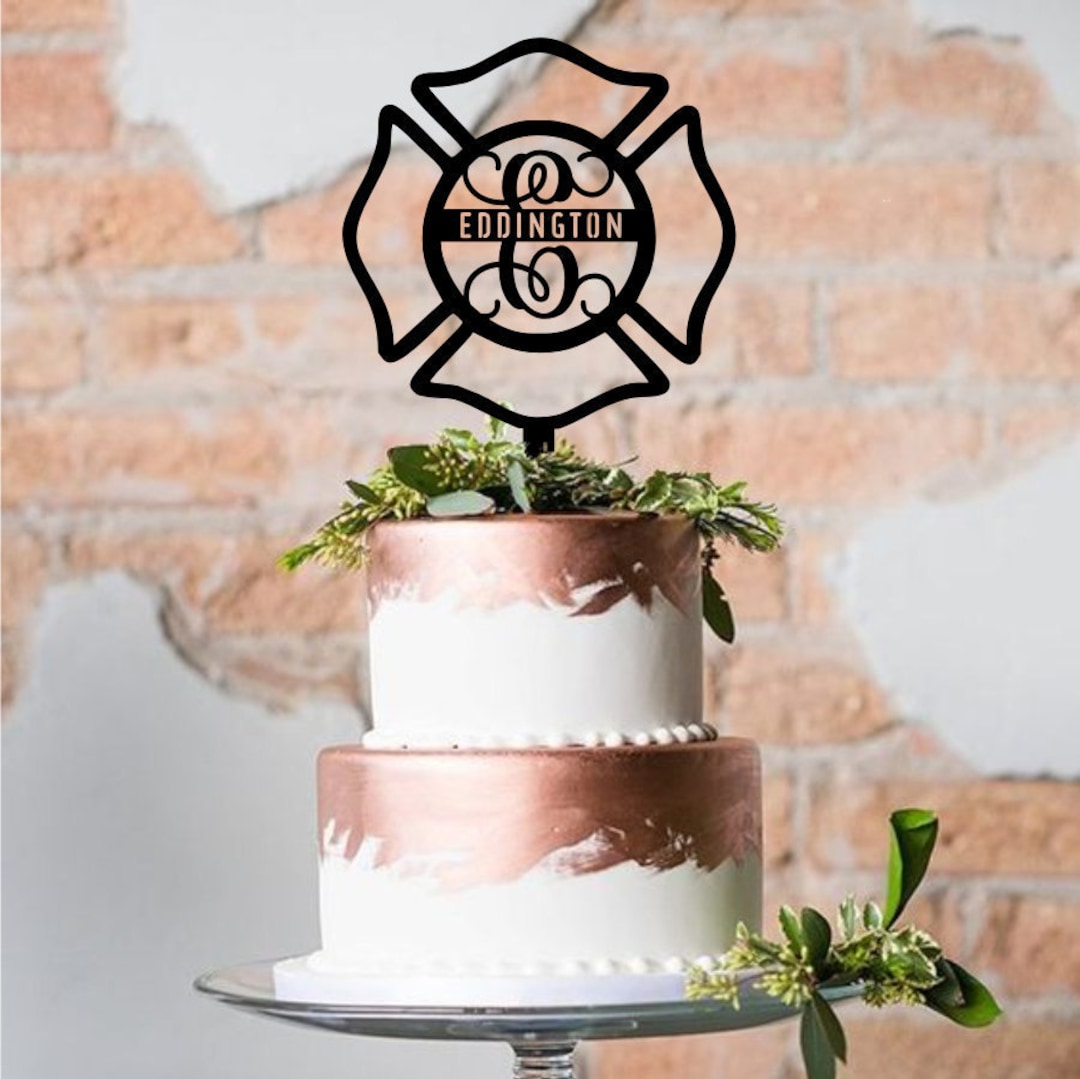 Custom Maltese Cross Cake Topper: Laser Cut Acrylic Wedding Decoration ...