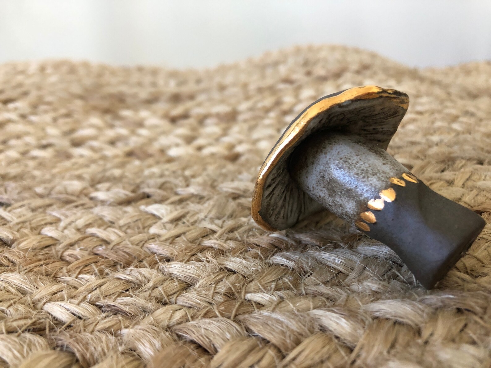 Ceramic Mushroom Sculpture Figurine Sculptural Object Fungus Mycelium ...