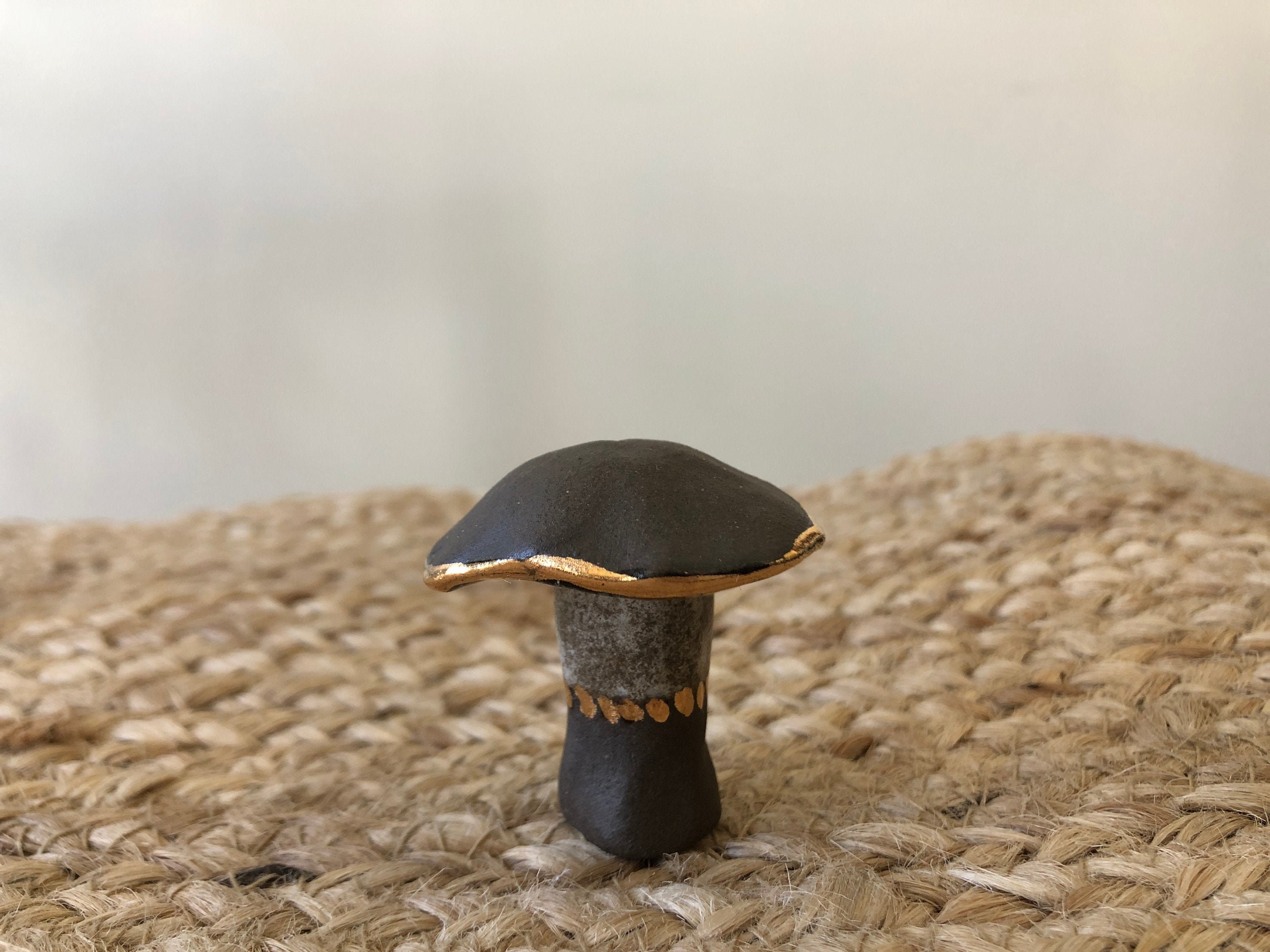 Ceramic Mushroom Sculpture Figurine Sculptural Object Fungus Mycelium ...