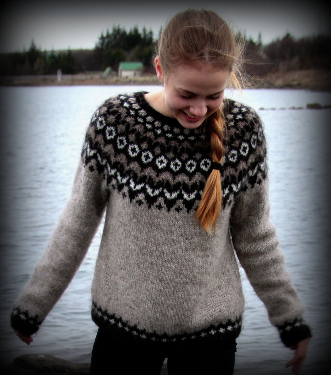 Icelandic Sweater, Riddari Lopapeysa, Handmade, 100 % Pure Wool, Custom ...