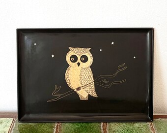 Owl Serving Tray - Etsy