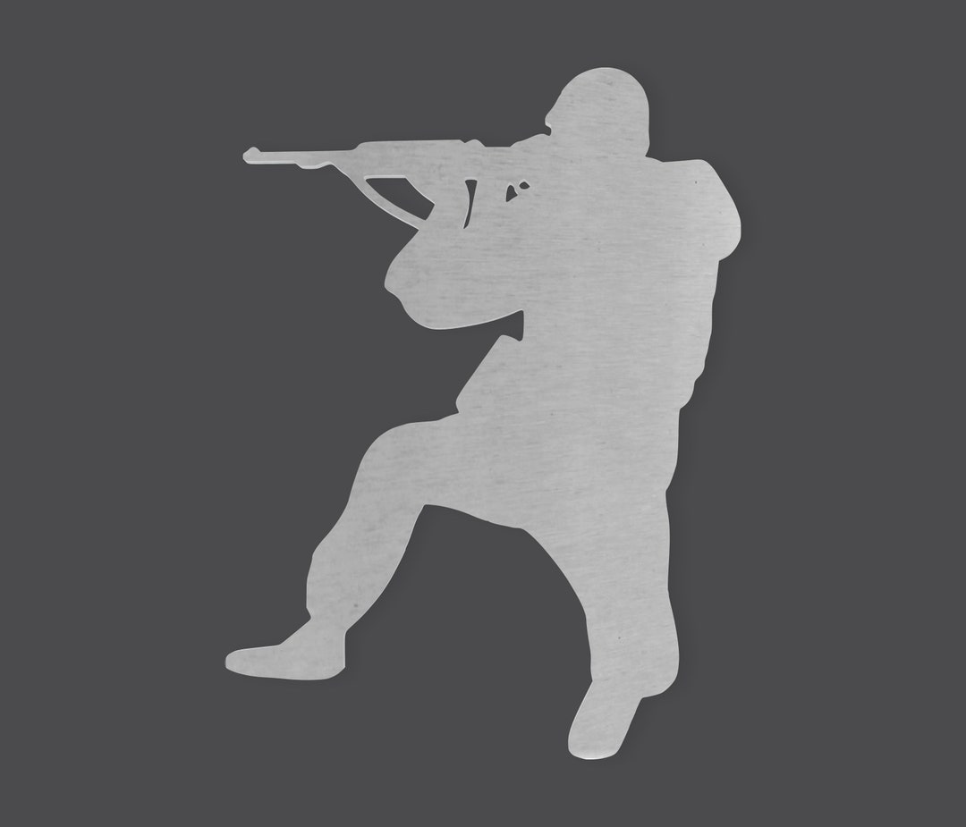 Metal Wall Art Metal Soldier, Kids Room Decor, Soldier Decor, Metal ...