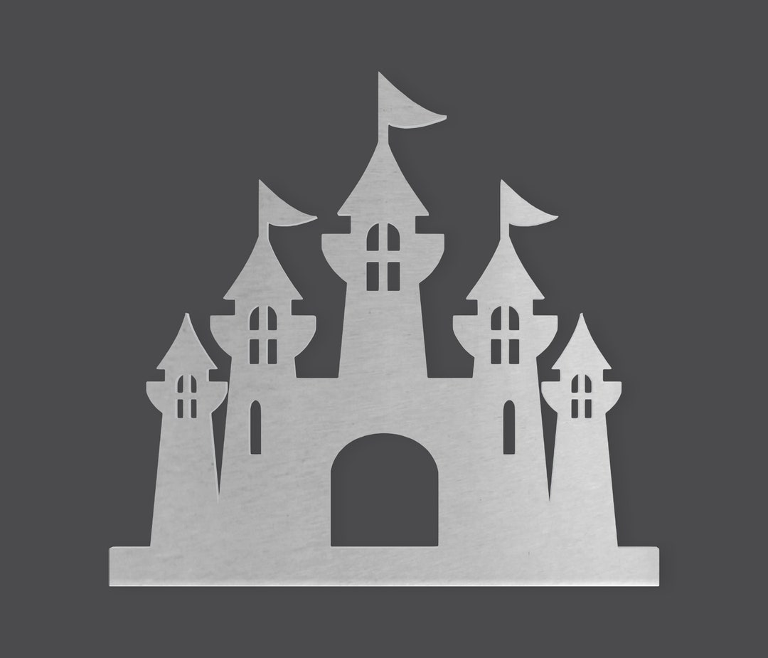 Metal Wall Art Metal Sign Princess Castle, Metal Cutout, Wall Art, Home ...