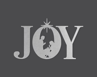 Manger Scene in Metal Art - Etsy