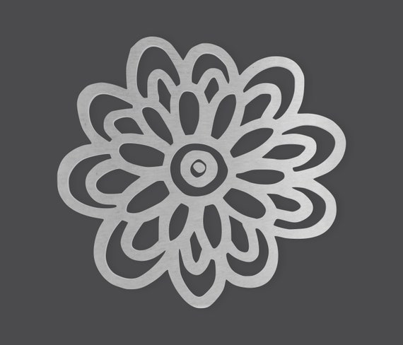 Metal Wall Art Metal Sign Flower Flower Cutout Flower Wall - Etsy