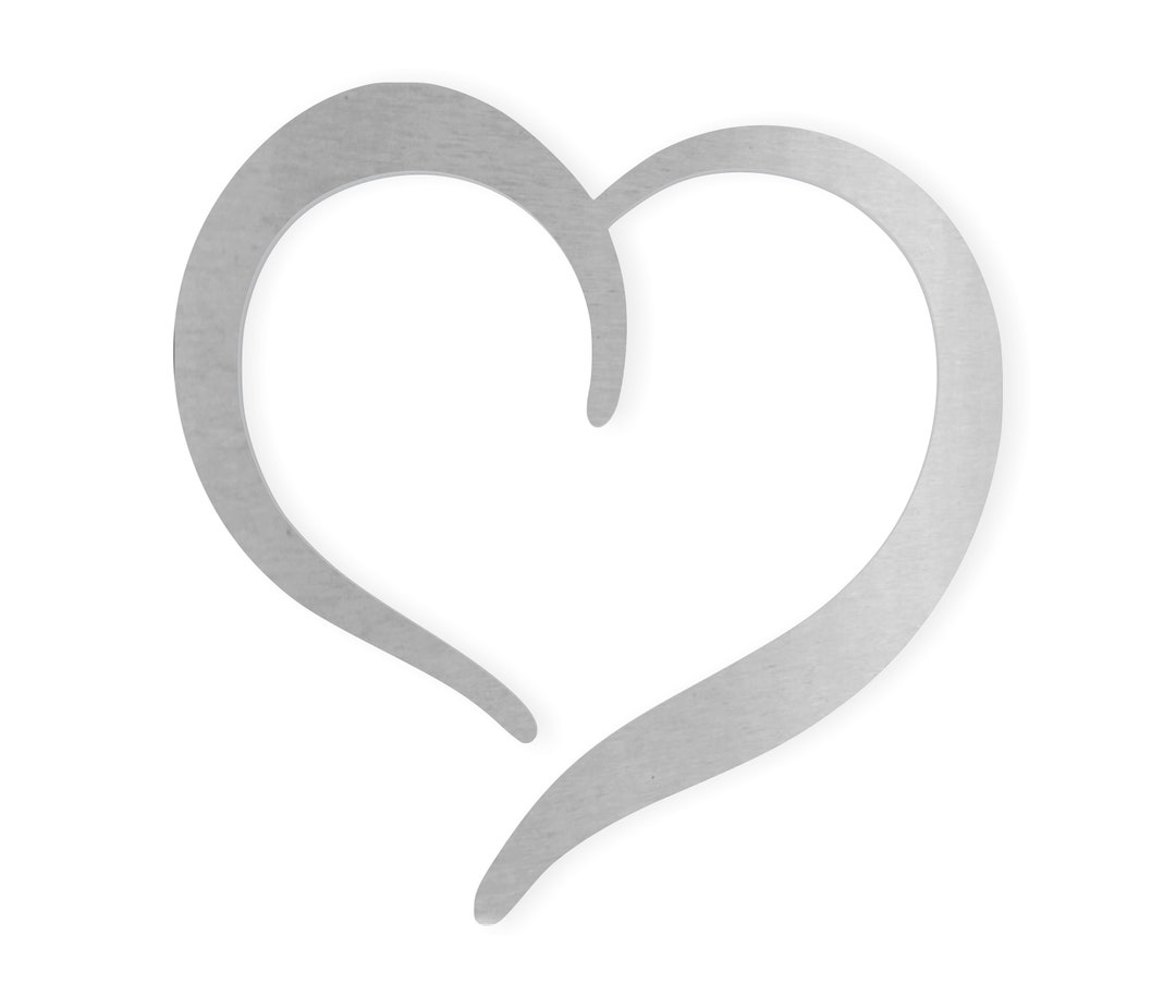 Metal Wall Art Metal Sign Heart - Metal Cutout, Wall Art, Home Decor ...