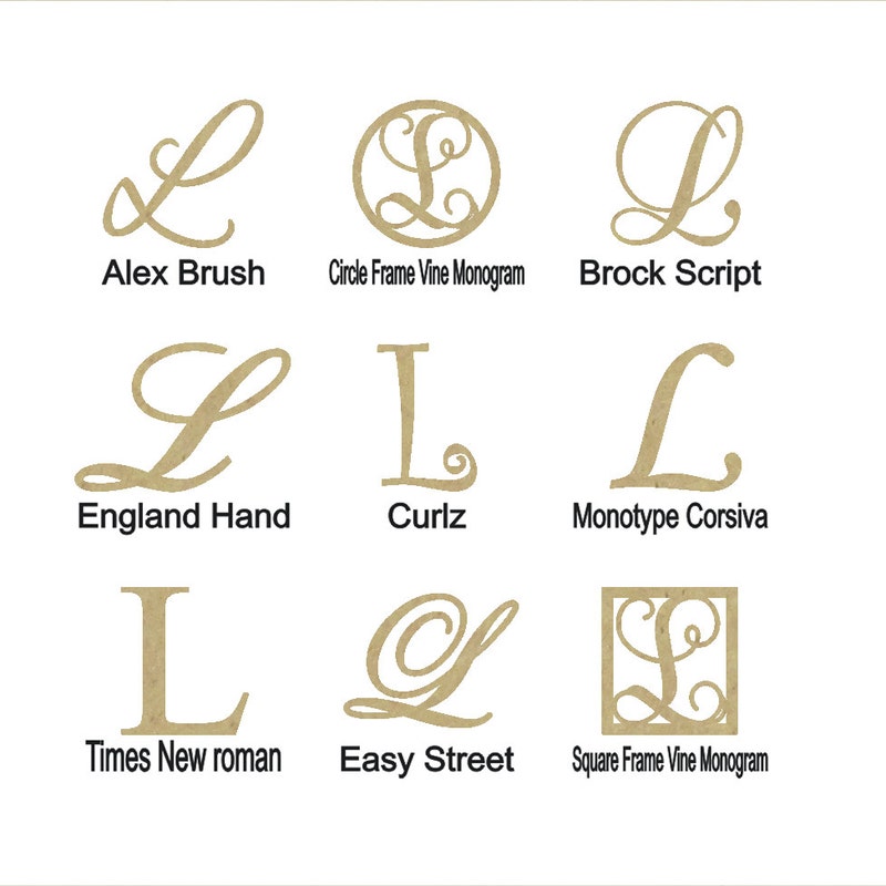 Wooden Letter L - Etsy