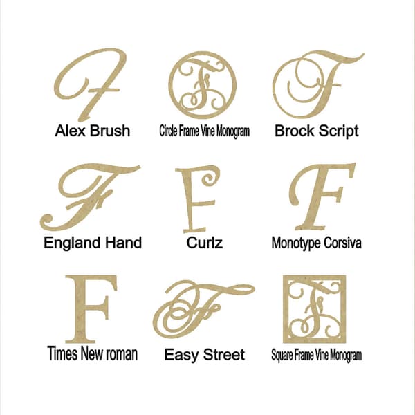 Letter F Cake Topper - Etsy