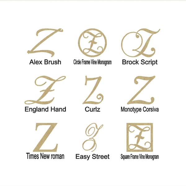 Letter Z Cake Topper - Etsy