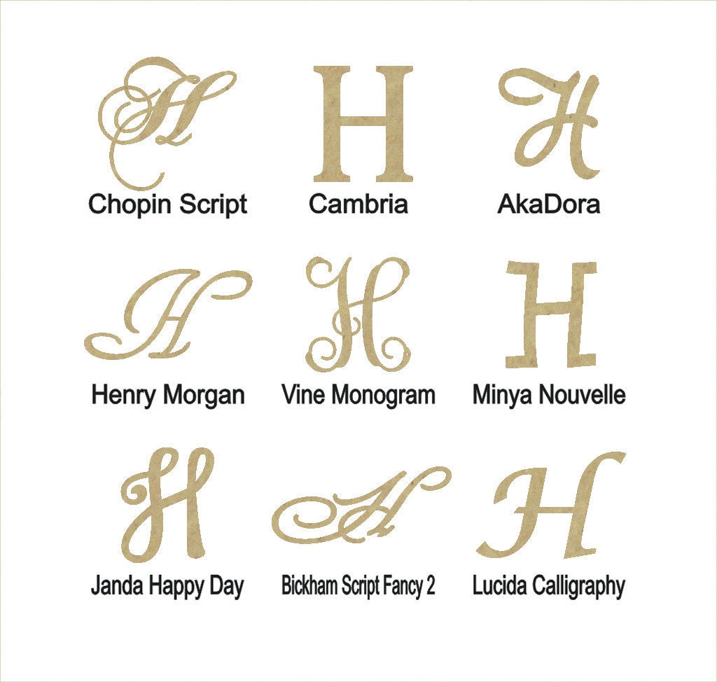 Wooden Letter H Large or Small Unfinished Unpainted | Etsy