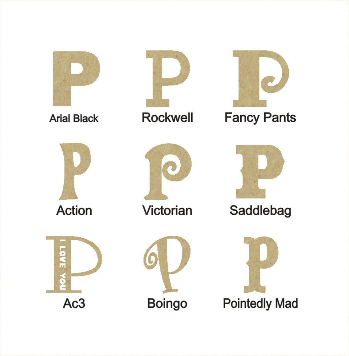 Wooden Wedding Cake Topper Letter P Also Perfect for - Etsy