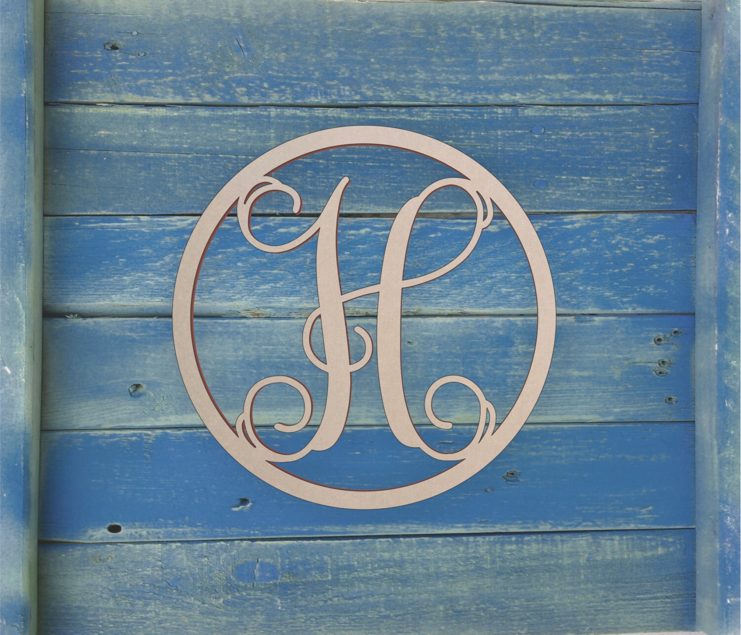 Wooden Monogram Letter h Large or Small - Etsy