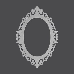 Metal Wall Art Metal Oval Frame - Cutout, Decorative Frame, Home Decor ...